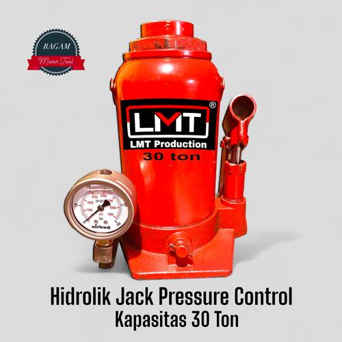 Jual Dongkrak botol 30t hydraulic Jack 30 ton with Indikator Pressure ...