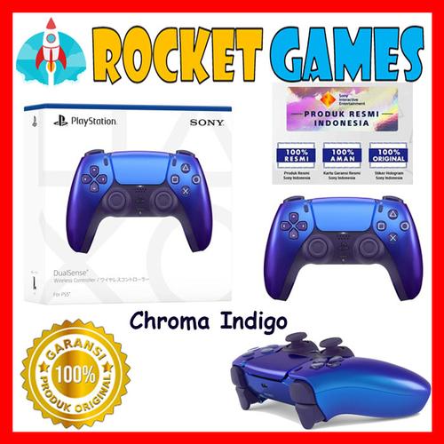 Promo PS5 Dualsense Dual Sense Stik Controller Wireless Chroma Indigo ...