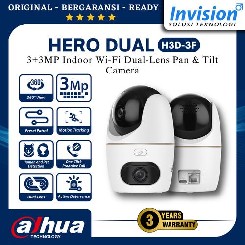 Jual Dahua Wifi Dual Lens Hero Dual D1 H3D-3F 3+3MP Indoor Wifi Pan ...