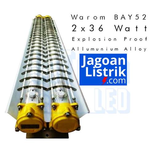 Jual LAMPU NEON TL FLOURESCENT EXPLOSION PROOF WAROM HRY52 2x36 Include ...