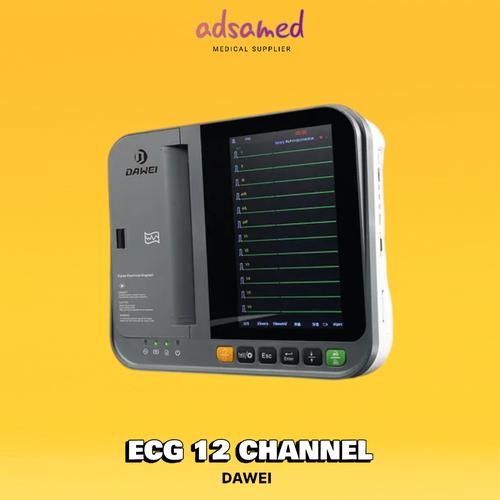 Jual ECG Dawei 12 Channel DE-12 Full Touch Screen / Ekg 12 Channel ...