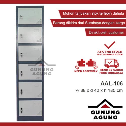 Jual Loker Besi 6 Pintu Acero AAL106 - Locker / Loker Besi Karyawan ...