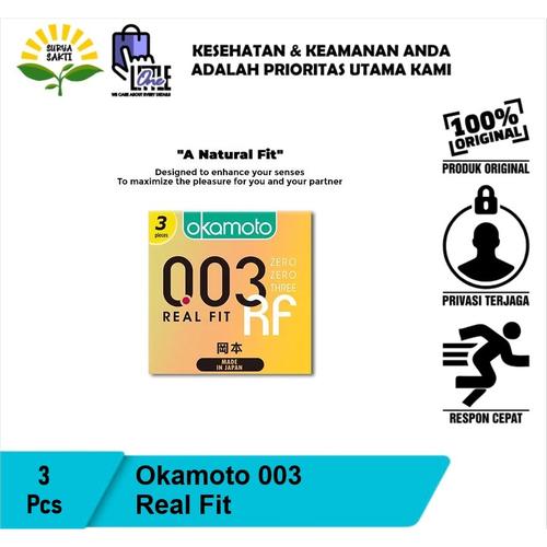 Jual Okamoto Kondom 003 Real Fit - 3 Pcs - Kota Medan - Medan Surya ...