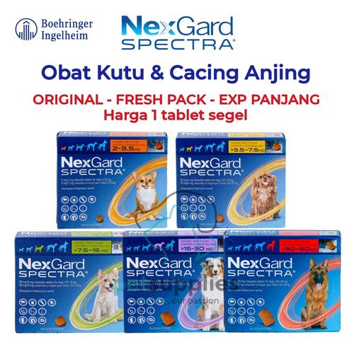 Jual Obat Kutu dan Cacing Anjing NEXGARD Ukuran M Harga 1 tablet - M (7 ...
