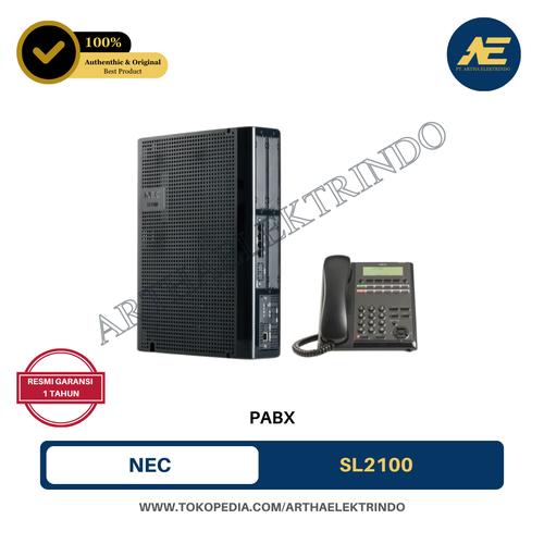 Jual Pabx NEC SL2100 ( 3 Line 24 Extension ) PABX IP NEC SL-2100 ...