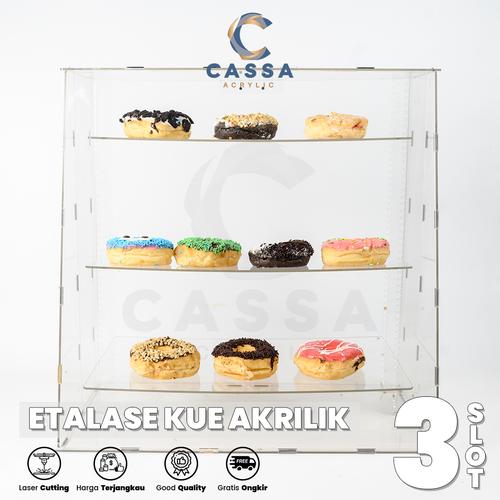 Promo Showcase Roti dan Kue Etalase Akrilik - Tipe Rakit - Jakarta ...