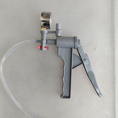 Jual vacuum pump manual with gauge laboratorium laboratory hand vacuum ...