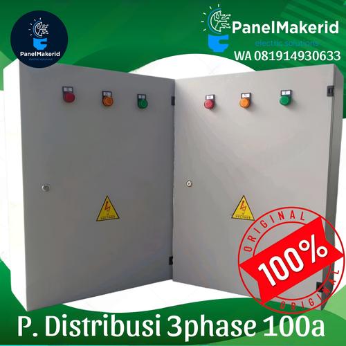 Jual panel distribusi 3phase 100a panel pembagi panel sdp panel induk ...