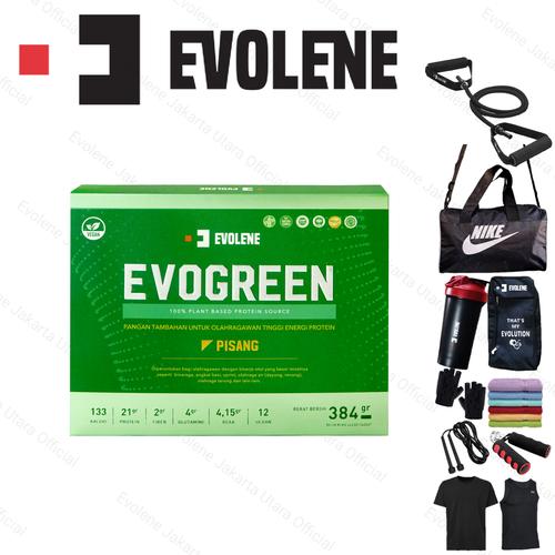 Jual EVOGREEN Susu Whey Protein Plant VEGAN by Evolene ( Isi 12 sachet ...