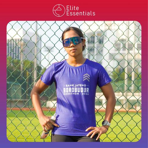 Jual TBD x Borobudur Marathon Running T-Shirt - Blue & Red - Jakarta ...