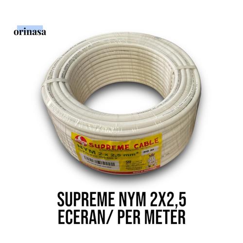 Jual Kabel Supreme NYM 2x2.5 2x2,5 Putih Eceran Meteran Per Meter - Kota Bandung - orinasa ...