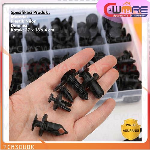Jual OTOHEROES Baut Rivet Mobil Universal Snap Joint Clips 240 PCS ...