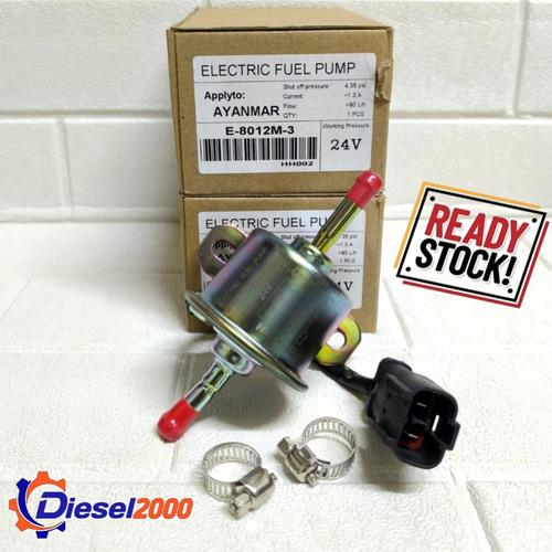 Jual Pompa Solar Electrik Rotax Fuel Pump Electric Yanmar 24 Volt 24V ...