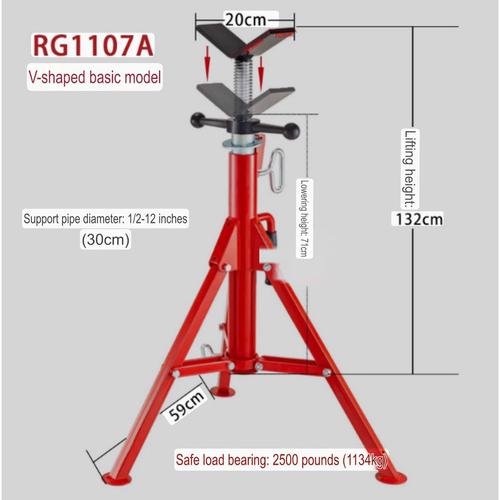 Jual Pipe stand vise with legs, tripod pipe bracket, pipe tool ...