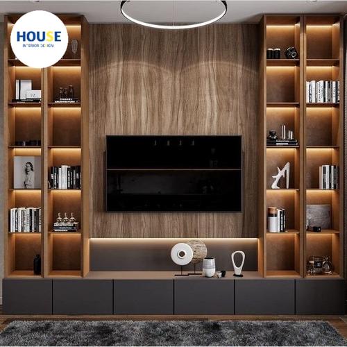 Jual backdrop tv minimalis rak, lemari tv, backdrop tv hpl - backdrop ...