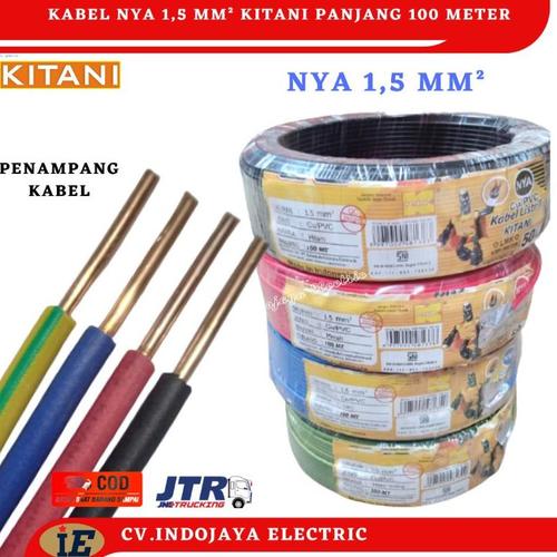 Jual Kabel Nya Kitani 1,5 Mm Panjang 100 Meter Kabel Kawat Kabel ...