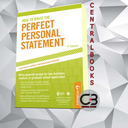 Jual How to Write the Perfect Personal Statement - Jakarta Pusat ...
