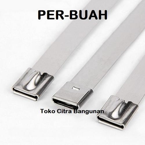 Jual Perbuah Cable Ties Straps Stainless 19 x 600 mm Kabel Tis Tali ...