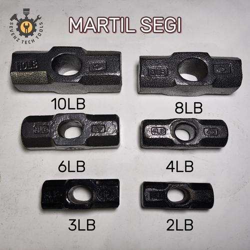 Jual MARTIL SEGI 2LB 3LB 4LB 6LB 8LB 10LB 12LB/ KEPALA PALU GODAM ...