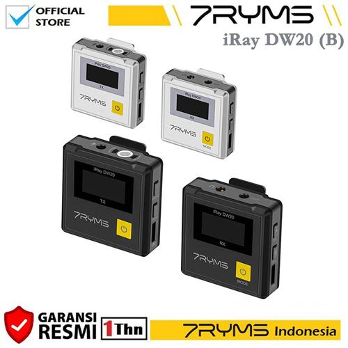 Promo 7RYMS iRay DW20 (B) Wireless Mic Microphone for Camera & Smartphone - Hitam Cicil 0% 3x ...
