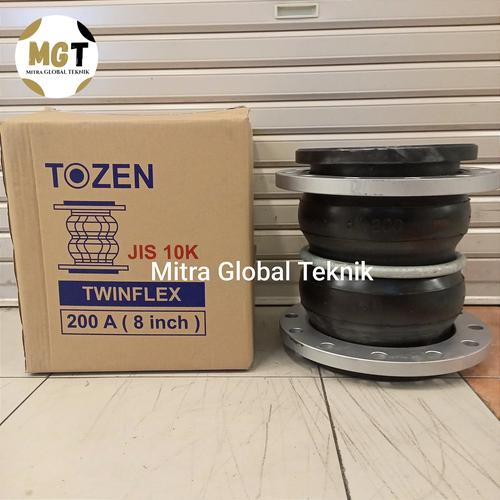Jual Flexible Rubber Joint TOZEN Twinflex JIS 10K 1-1/2" Inch / DN40 ...