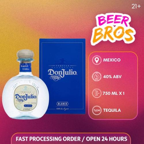 Promo Don Julio Blanco Tequila 750ml Cicil 0% 3x - Jakarta Barat - BEER BROS | Tokopedia