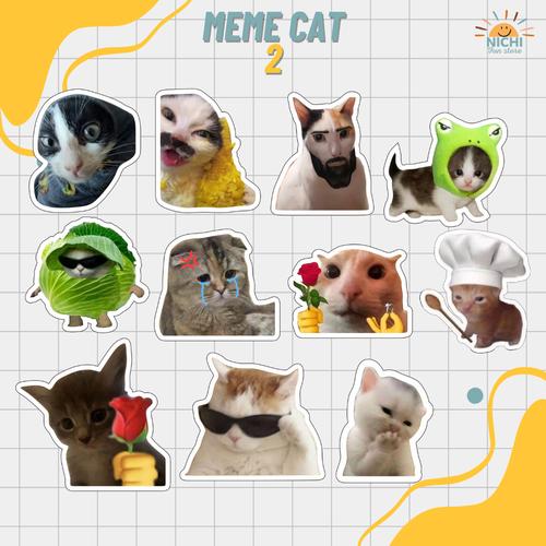 Jual KEYCHAIN MEME CAT VER. 2/GANTUNGAN KUNCI MEME CAT VER. 2 - CAT KOL ...