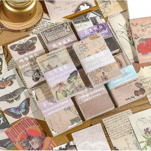 Promo 60 Lembar Kertas Paper Deco Scrapbooking Kit Journal DIARY PAPER ...