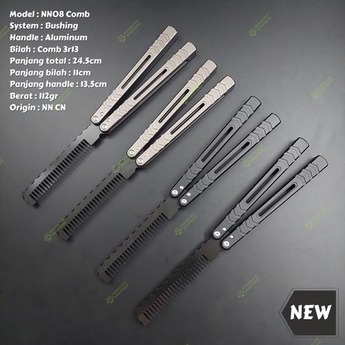 Jual Balisong Butterfly Knife NN08 Comb - Black - Kab. Banyumas ...