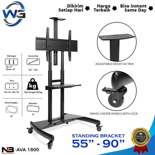 Jual Bracket TV Standing 50 55 60 65 70 75 80 85 90 Inch North Bayou NB ...