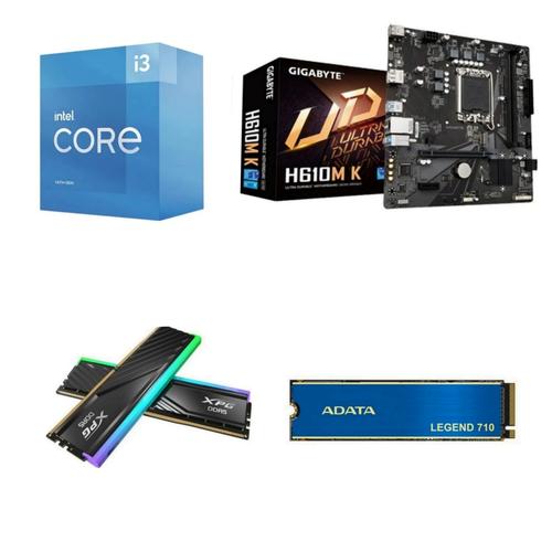 Jual Paket Processor Intel Core i3 14100 / i3 14100F Box Gen 14 LGA 1700 RAM DDR5 16GB RGB ...