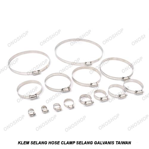 Jual Klem Selang Hose Clamp Selang Galvanis Taiwan - 1/2 Inch - Jakarta ...