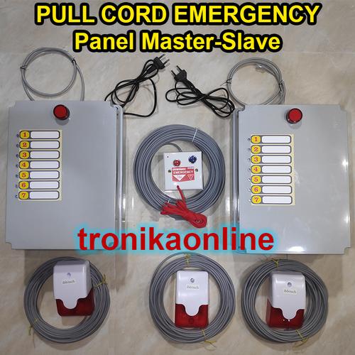 Jual PULL CORD EMERGENCY Alarm Set PANEL MASTER SLAVE panic button toilet - Jakarta Barat ...