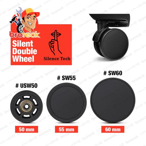 Promo RODA KOPER PENGGANTI SILENT WHEEL premium Double Wheel roda ganda ...