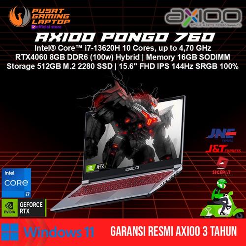 Promo AXIOO Pongo 760 V2 Rtx4060 8Gb /I7 13620H /SSD 1Tb Windows 11 /15 ...