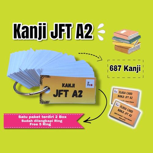 Jual KANJI JFT A2 FLASH CARD - Kab. Sumedang - JP_PRO | Tokopedia