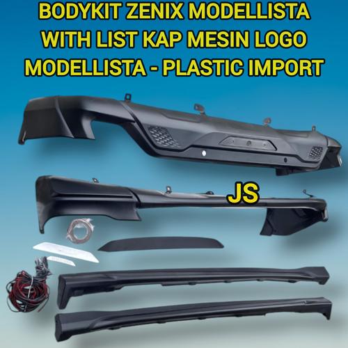Jual BODYKIT ZENIX MODELLISTA PLUS LIST KAP MESIN LOGO MODELLISTA ...