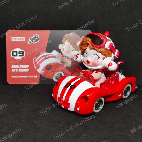 Jual Pop Mart Super Track Car SKULLPANDA 70's RACING Skull Panda ...