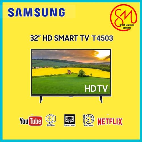 Promo SAMSUNG 32 T4500 Smart LED TV 32 Inch HD 32T4500 - UA32T4500AKXXD ...