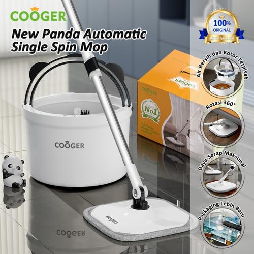 Promo COOGER Alat Pel Panda Dual Clean Mop Upgrade Spin Mop Upgrade Air ...