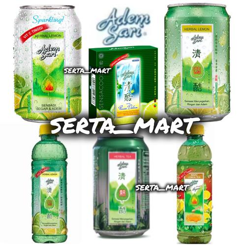 Jual Adem Sari Chingku Sparkling Lemon / Herbal Tea / Air Sejuk Botol ...