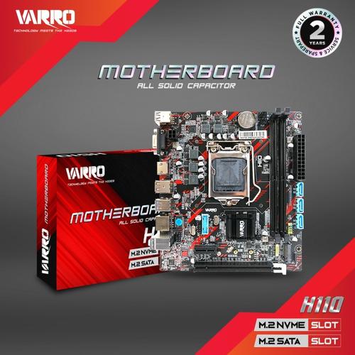 Jual MOTHERBOARD VARRO H110 M.2 NVME & M.2 SATA [LGA 1151] - Kab ...