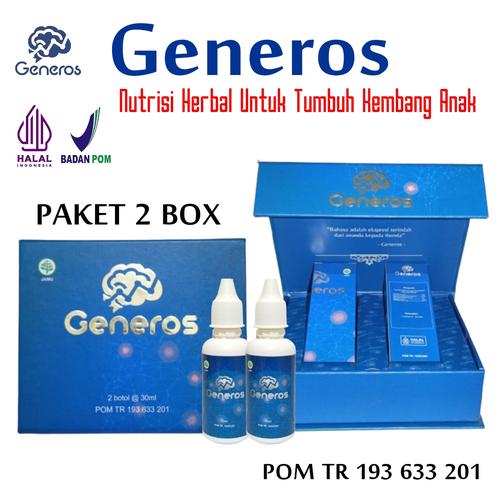 Promo Paket 2 Box Generos Multivitamin Herbal Nutrisi Anak Sehat ...