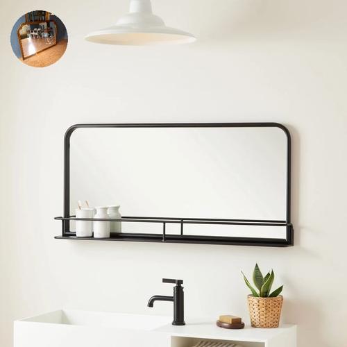 Jual CERMIN WASTAFEL FRAME BESI 120×60 CM / CERMIN KAMAR MANDI PANJANG ...