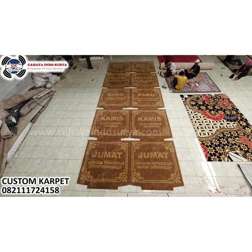 Jual KARPET LIFT CUSTOM | PENAMBAHAN TULISAN | TANPA SAMBUNGAN - Kab ...