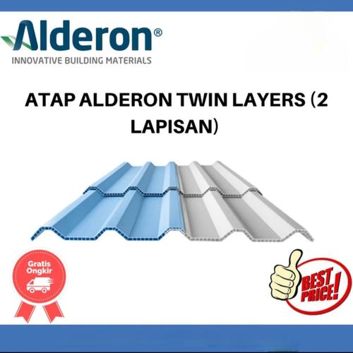 Jual Atap uPVC Alderon Double Layer 4 Meter, 5 Meter, 6 Meter - 6 Meter ...