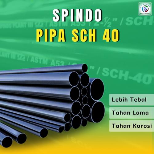 Jual Spindo Pipa SCH 40 Hitam Ukuran 1 1/2, 1 1/4, 2 cm di Makassar - 2 (3.8) - Kota Makassar ...
