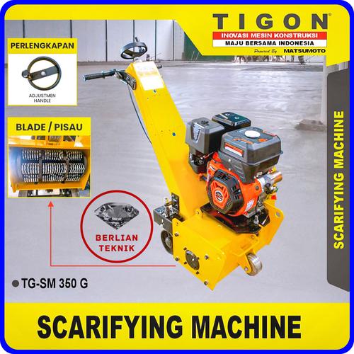 Jual Scaryfing Machine Tigon TG-SM 350 G + Mesin Bensin 18 HP - Jakarta ...