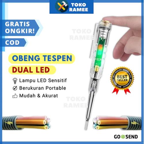 Jual Obeng Tespen Listrik Test Tester Dual Led Minus Tes Pen Kabel ...