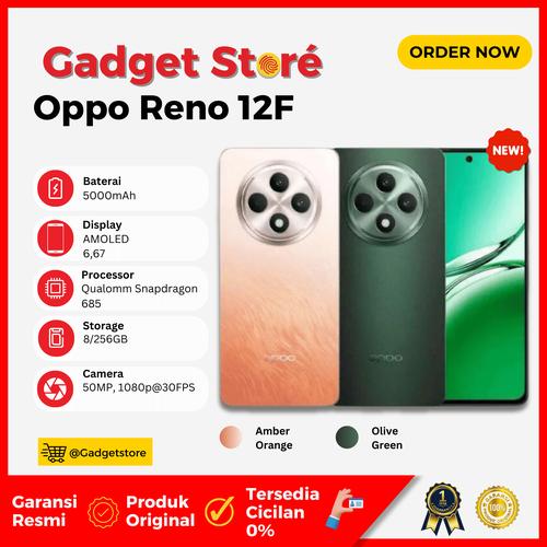 Jual OPPO RENO 12 Series 4G | 5G Garansi Resmi - Orange, 12F 4G 256GB ...